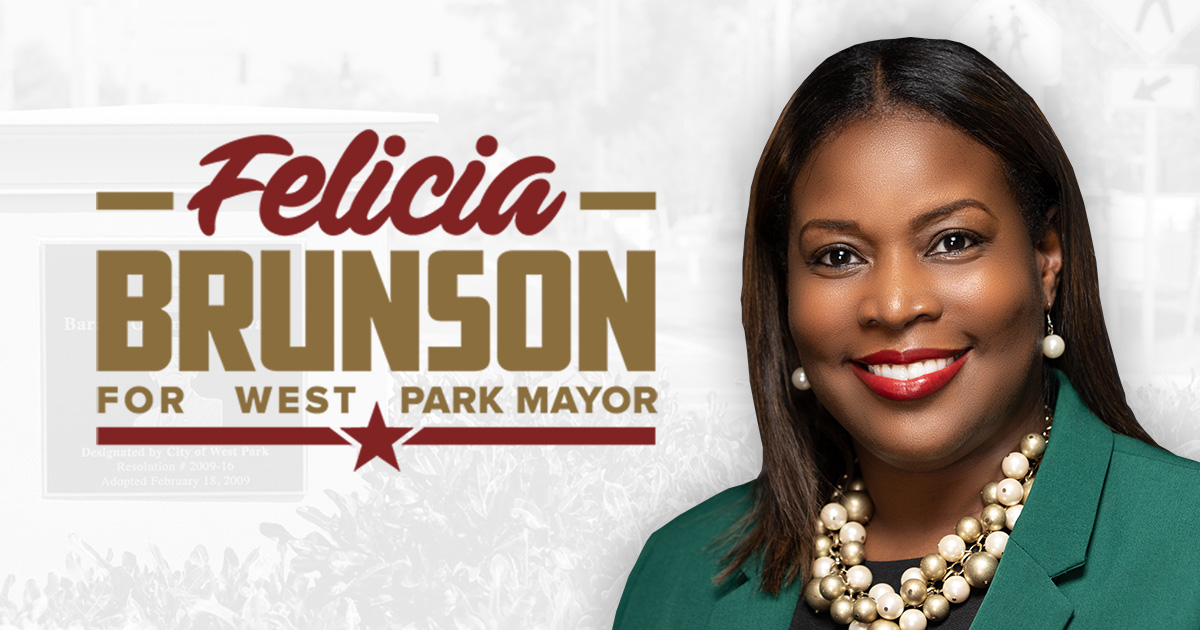 MEET MAYOR FELICIA BRUNSON – Felicia M. Brunson, West Park Mayor
